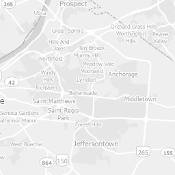 Louisville Metro Snow Map